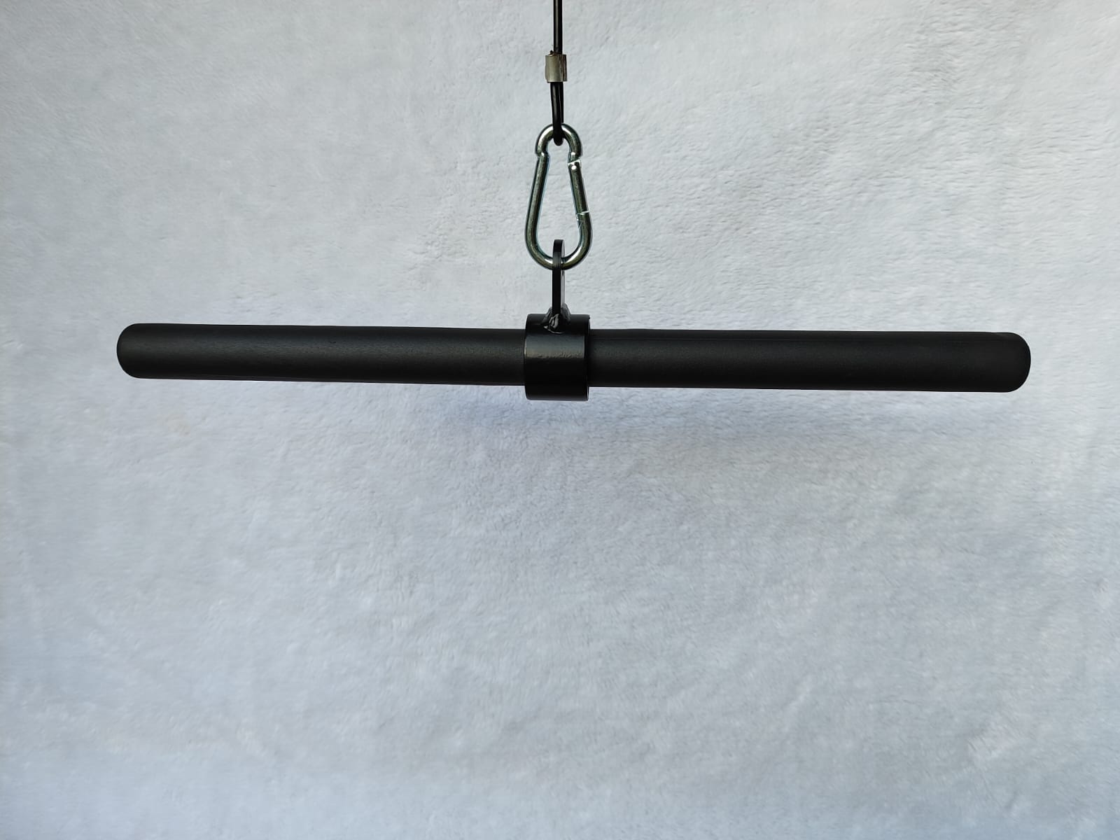 Puxada Barra Reta Rolamentada 40 Cm Com Mosquetão Cromado – Orto Fitness